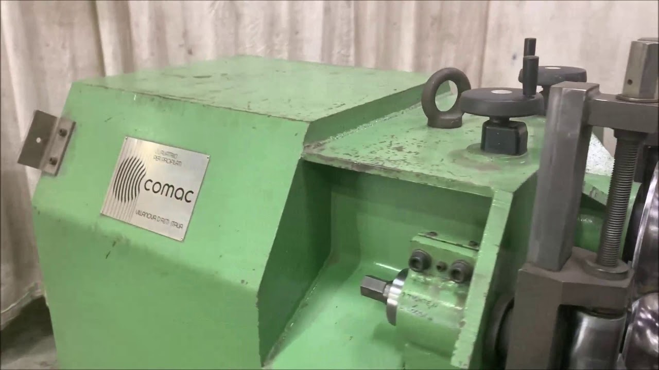 COMAC MODEL #305 PH PIPE & ANGLE ROLLS: STOCK #72302 - YouTube