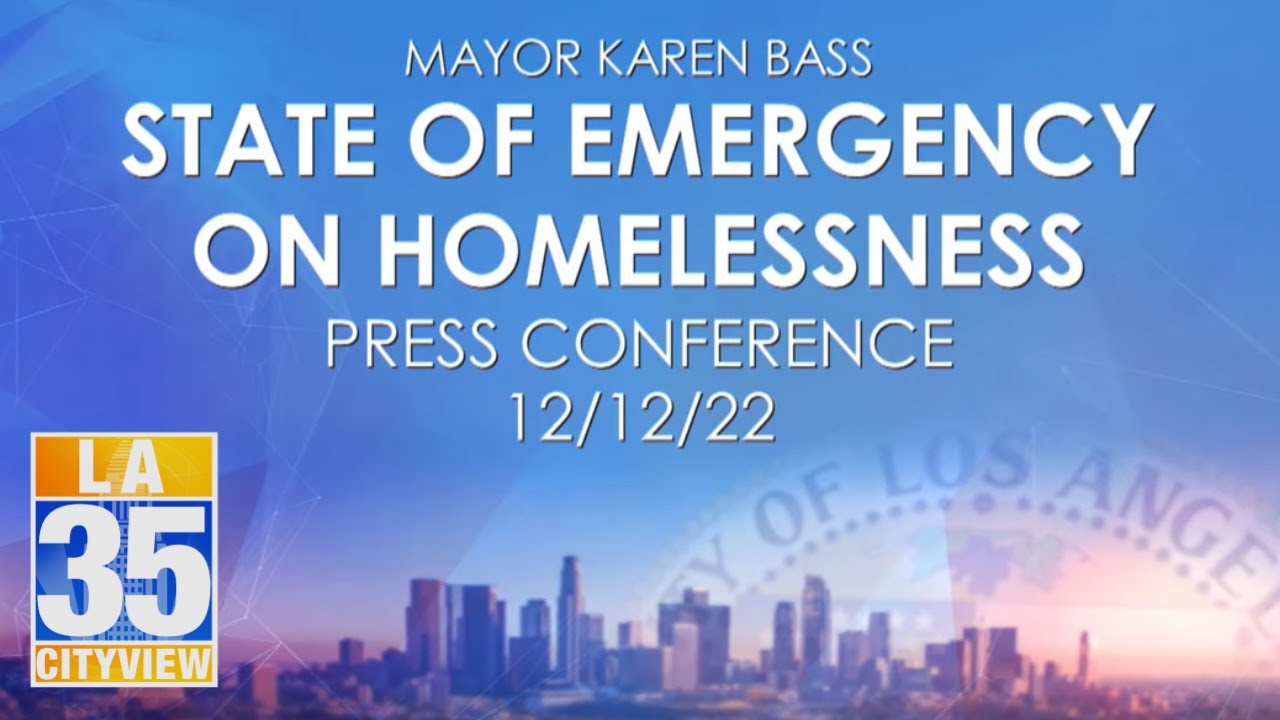 State of Emergency on Homelessness Press Conference 12/12/22 - YouTube