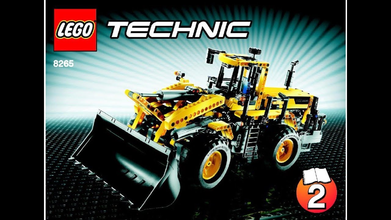 8265 Instrucciones para LEGO Cargador frontal Fase 2 - YouTube