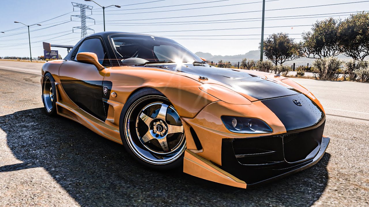 Mazda RX-7 Spirit R 2002 Stock Engine vs 4 Rotor vs V8 6.0L | Forza ...