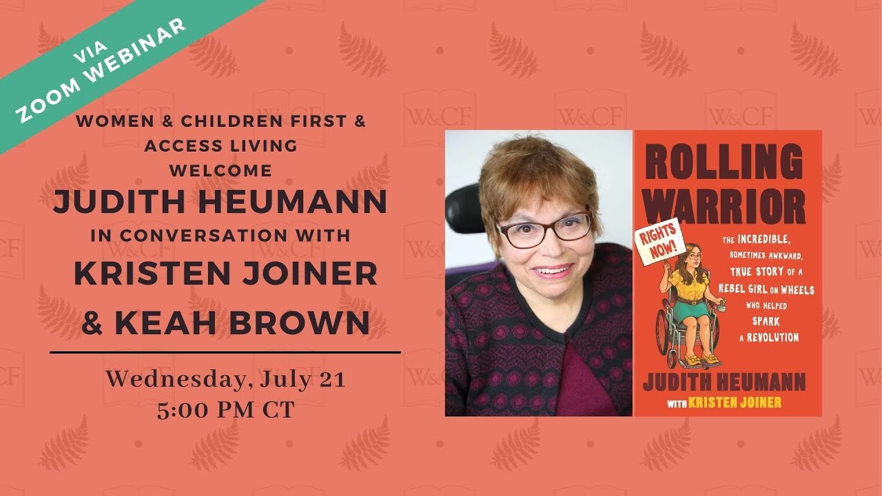 Virtual event: ROLLING WARRIOR by Judith Heumann - YouTube