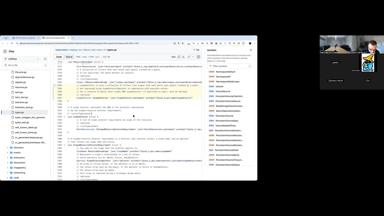 Kubernetes SIG API Machinery 20250108 - YouTube