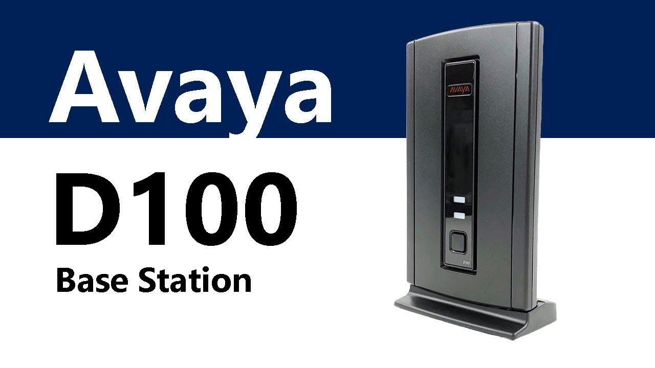 The Avaya D100 Base Station - Product Overview - YouTube