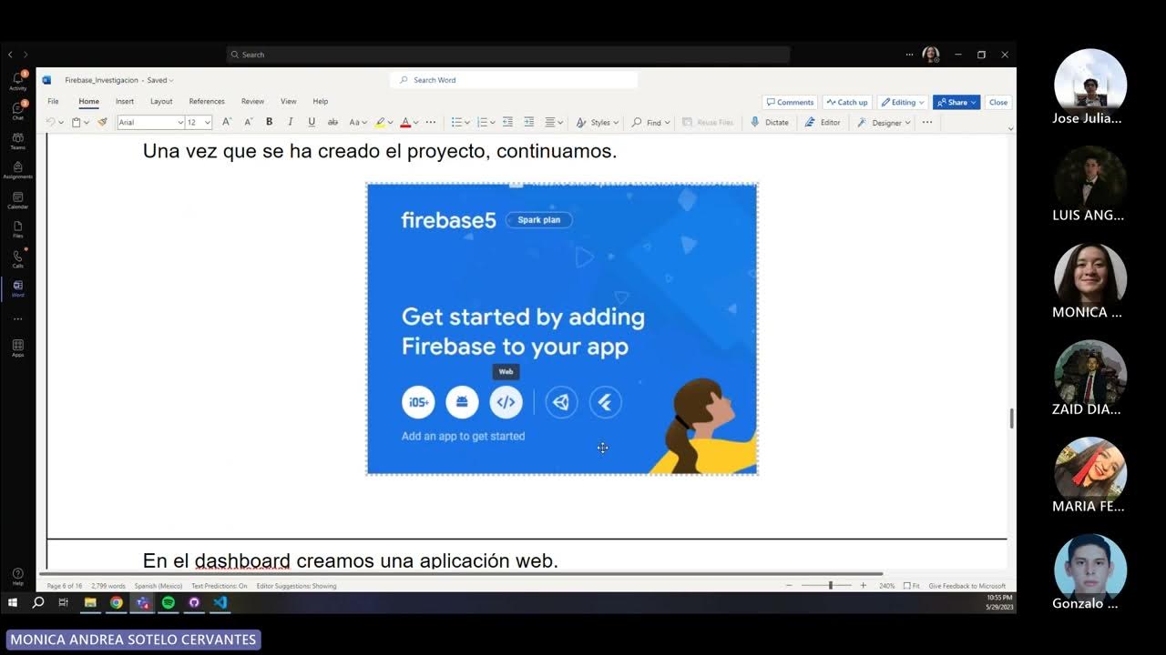 Explicación Firebase Authentication y Firebase bases de datos (cloud firestore) - YouTube
