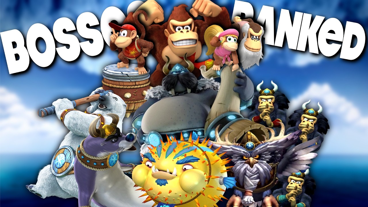 EVERY Donkey Kong Country Tropical Freeze Boss RANKED Worst to Best ...