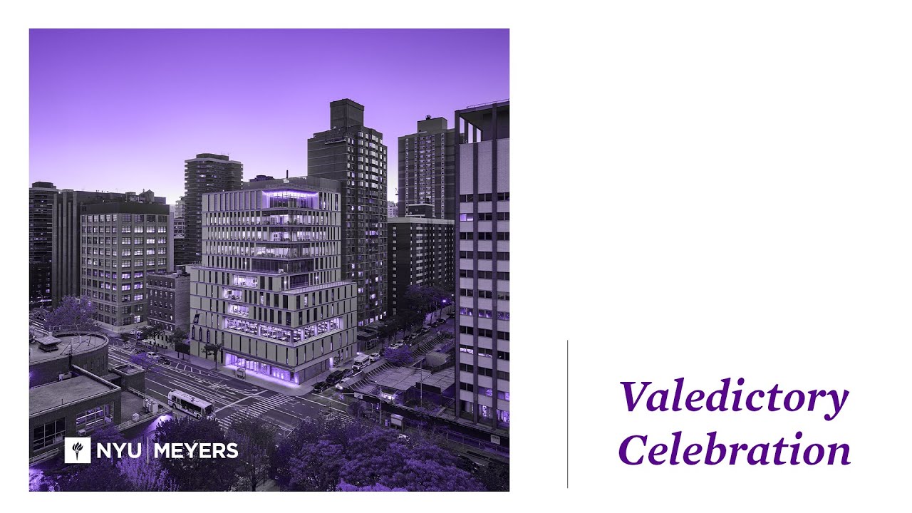 NYU Meyers Valedictory Celebration - December 16th, 2021 (1PM) - YouTube