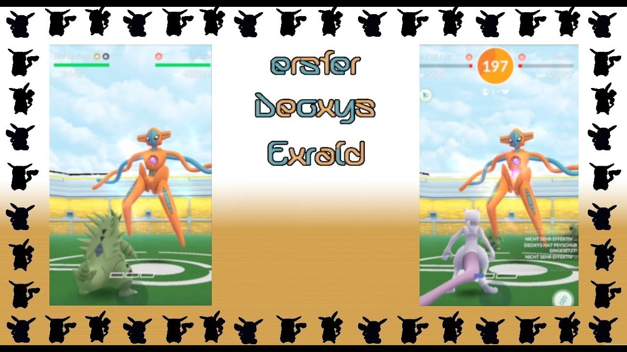 Mein erster Deoxys Ex Raid / Pokemon GO - YouTube