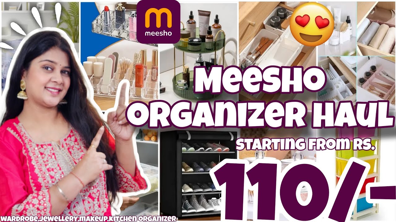 Meesho Wardrobe Organizer Haul | Kitchen/Drawer/Home | Meesho Kitchen ...