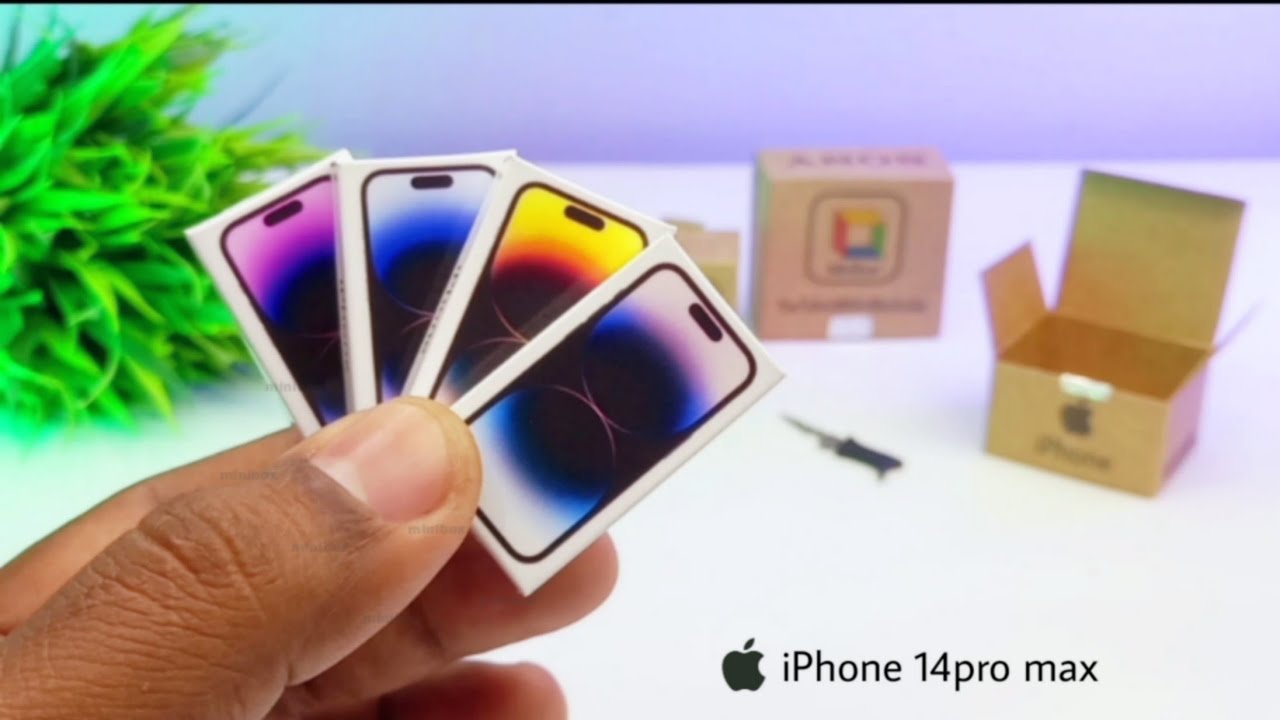 4 New Apple iphone 14 pro max tiny phone part 18 - YouTube