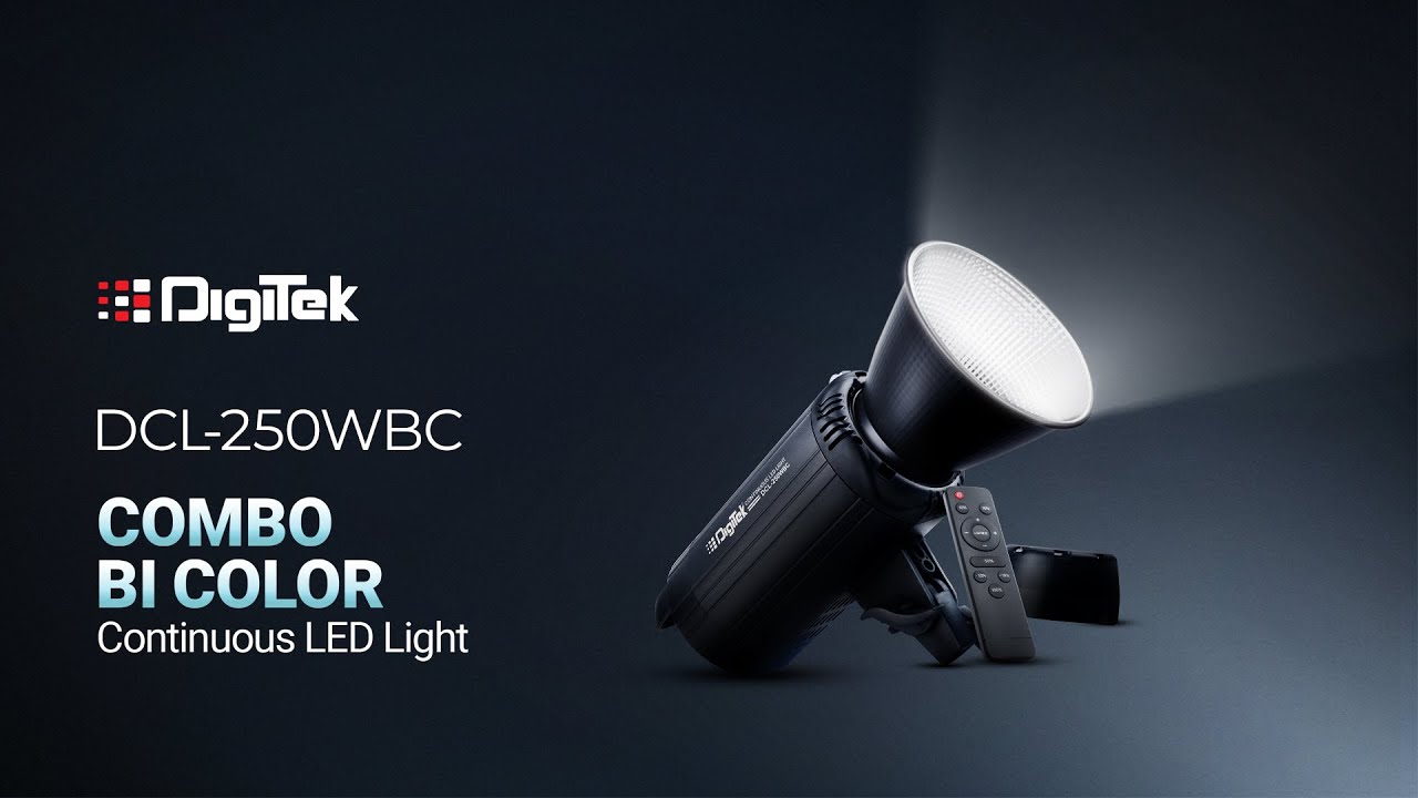 Light up your creativity with the Digitek Lite (DCL-250 WBC) - YouTube
