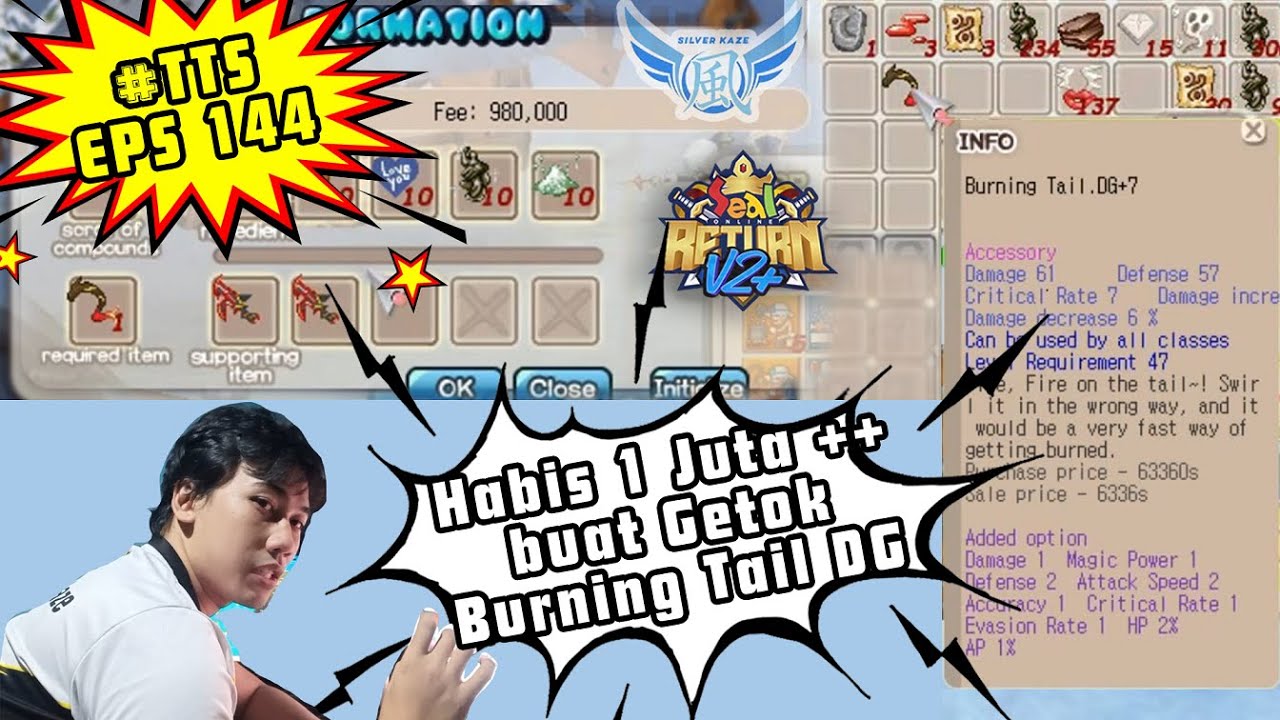Ayo Getok Burning Tail G ke DG di Seal Online Return V2 Hard RPG - TTS ...
