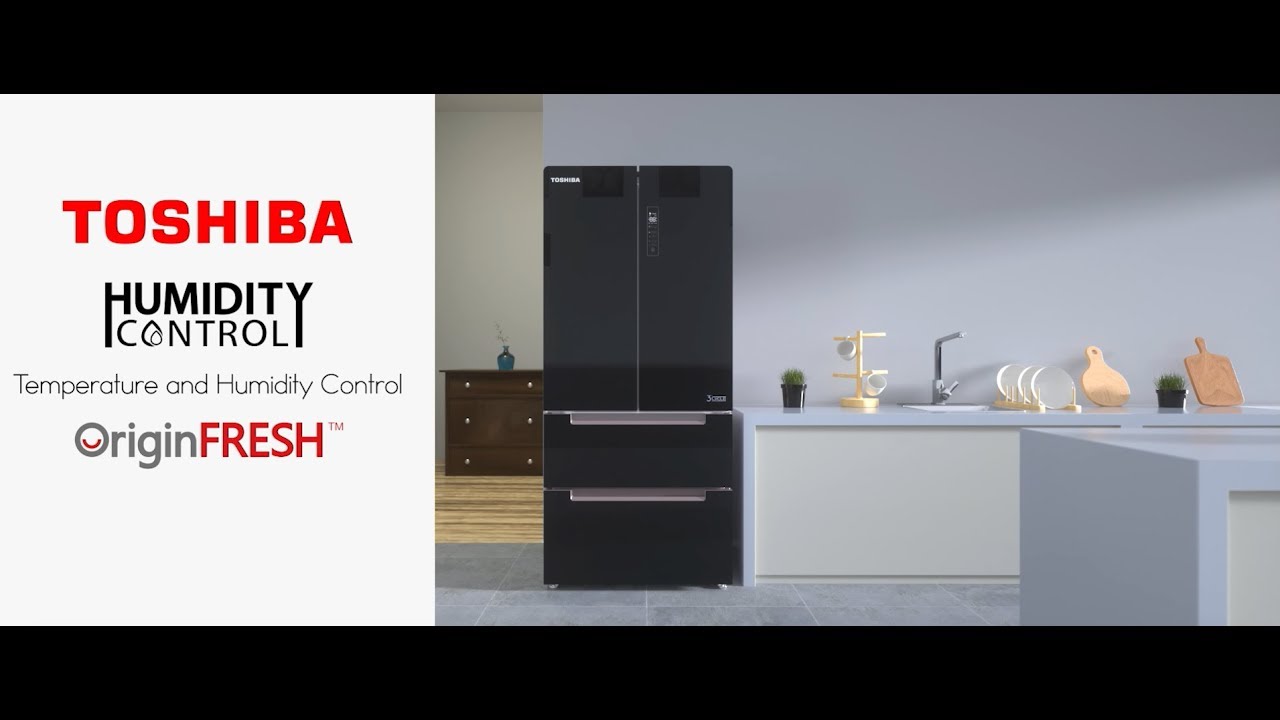 Toshiba French Door Fridge: Humidity Control - YouTube