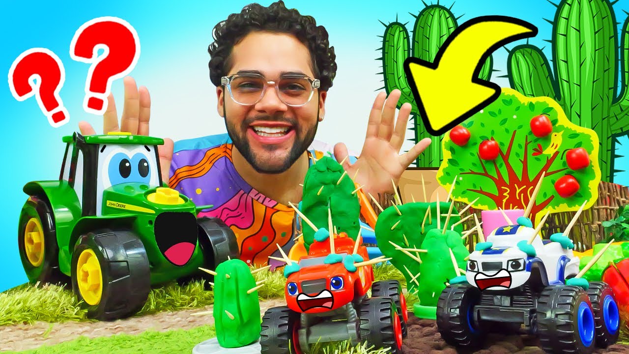 O Trator John faz Cactos Para Proteger a Horta contra Blaze Monster ...