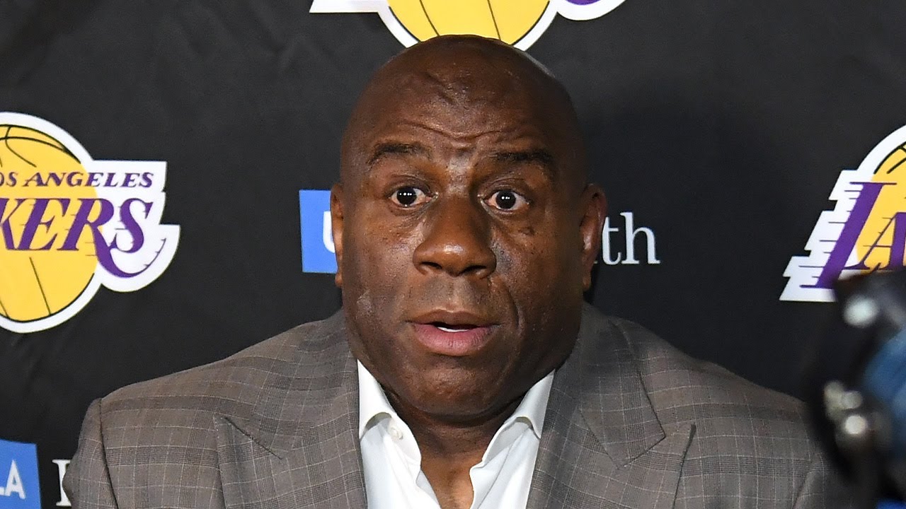 Magic Johnson Says HE Deserves Credit For The Lakers Success - YouTube