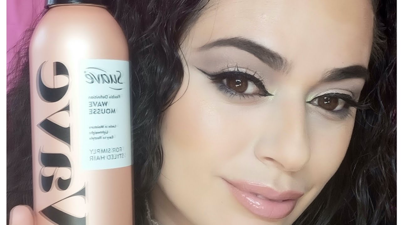Suave Simply Styled Wave Mousse Review and All Day Wear - YouTube