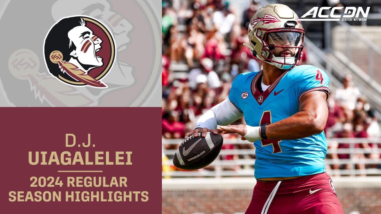 D.J. Uiagalelei 2024 Regular Season Highlights | Florida State ...