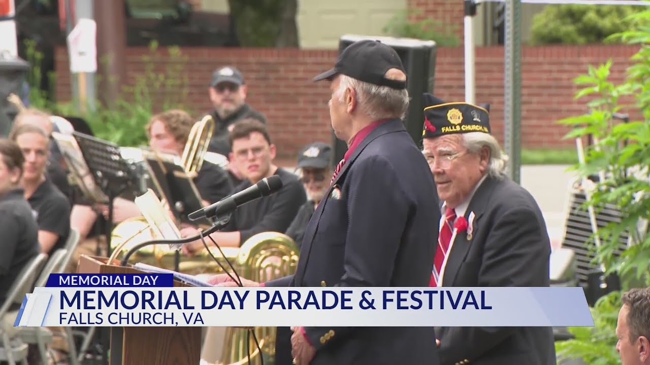Many come out to Memorial Day Parade and Festival in Falls Church - YouTube
