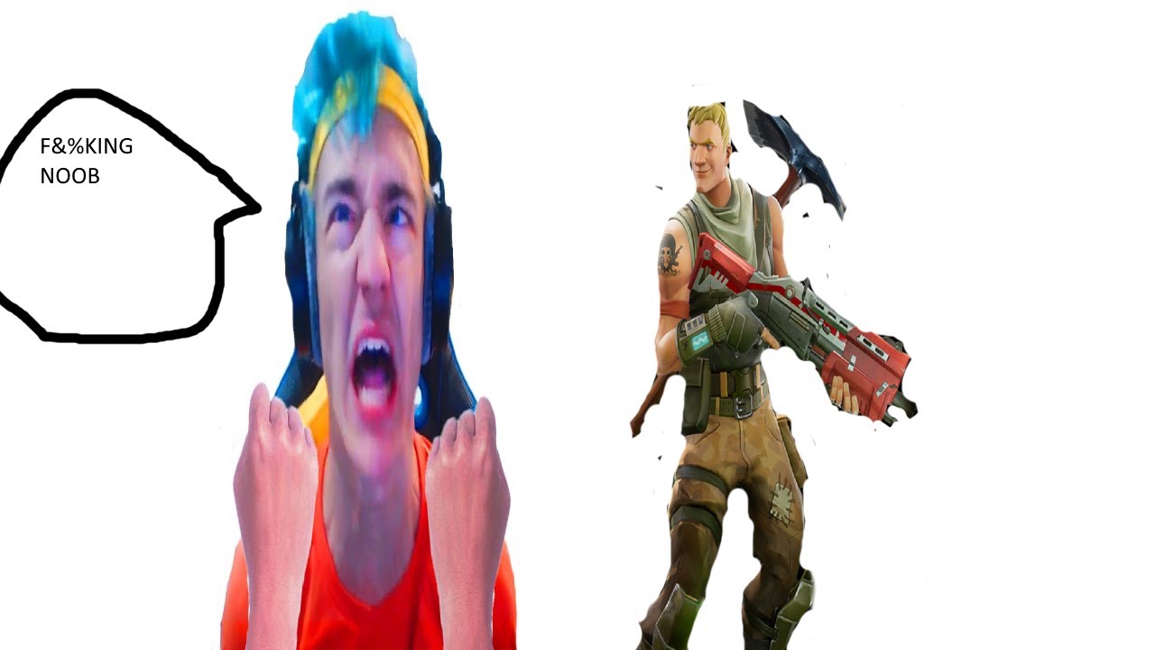 FORTNITE PRO RAGES AT NOOB - YouTube