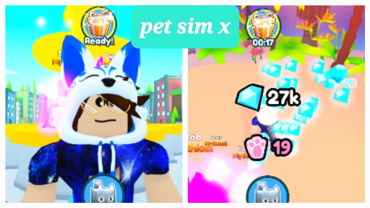 playing pet simulator x (roblox) - YouTube