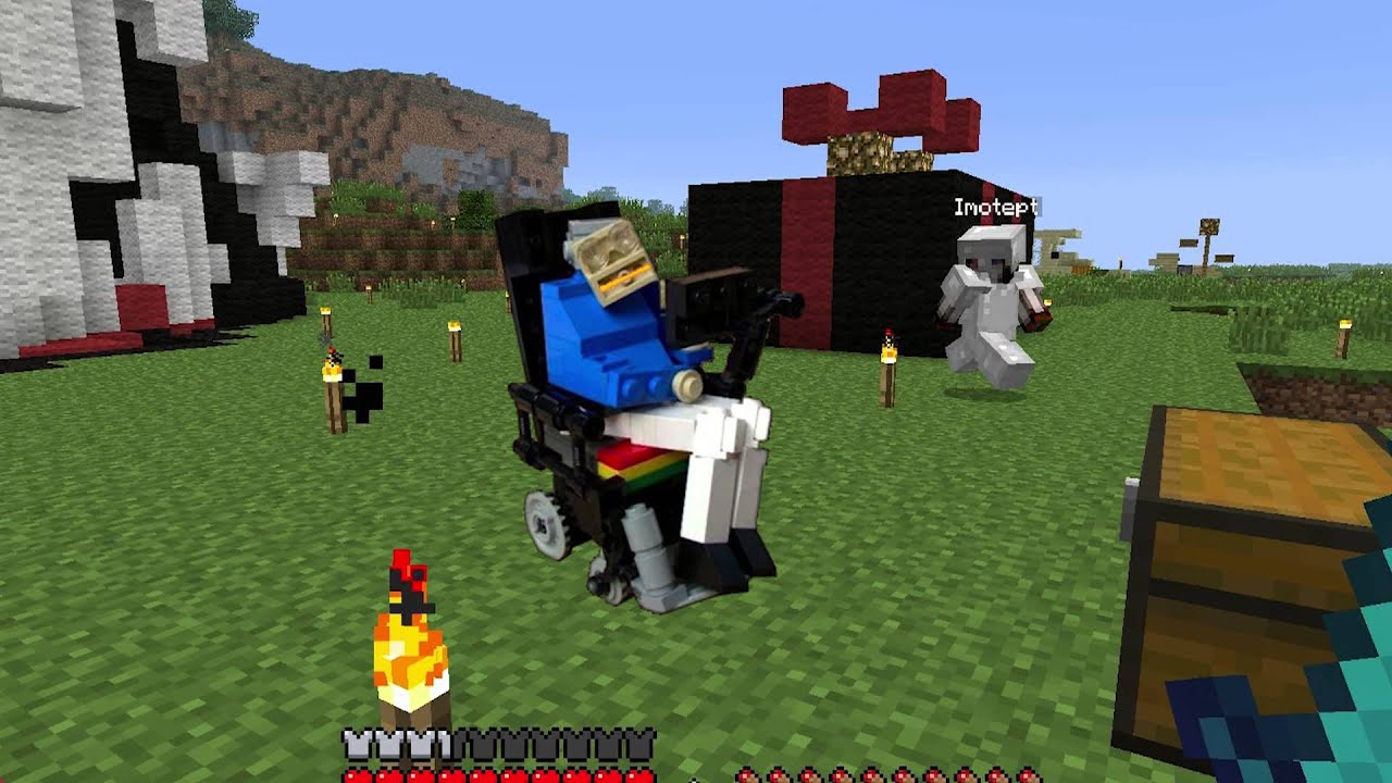Minecraft: Mr.Cripple don't need to dance. - YouTube