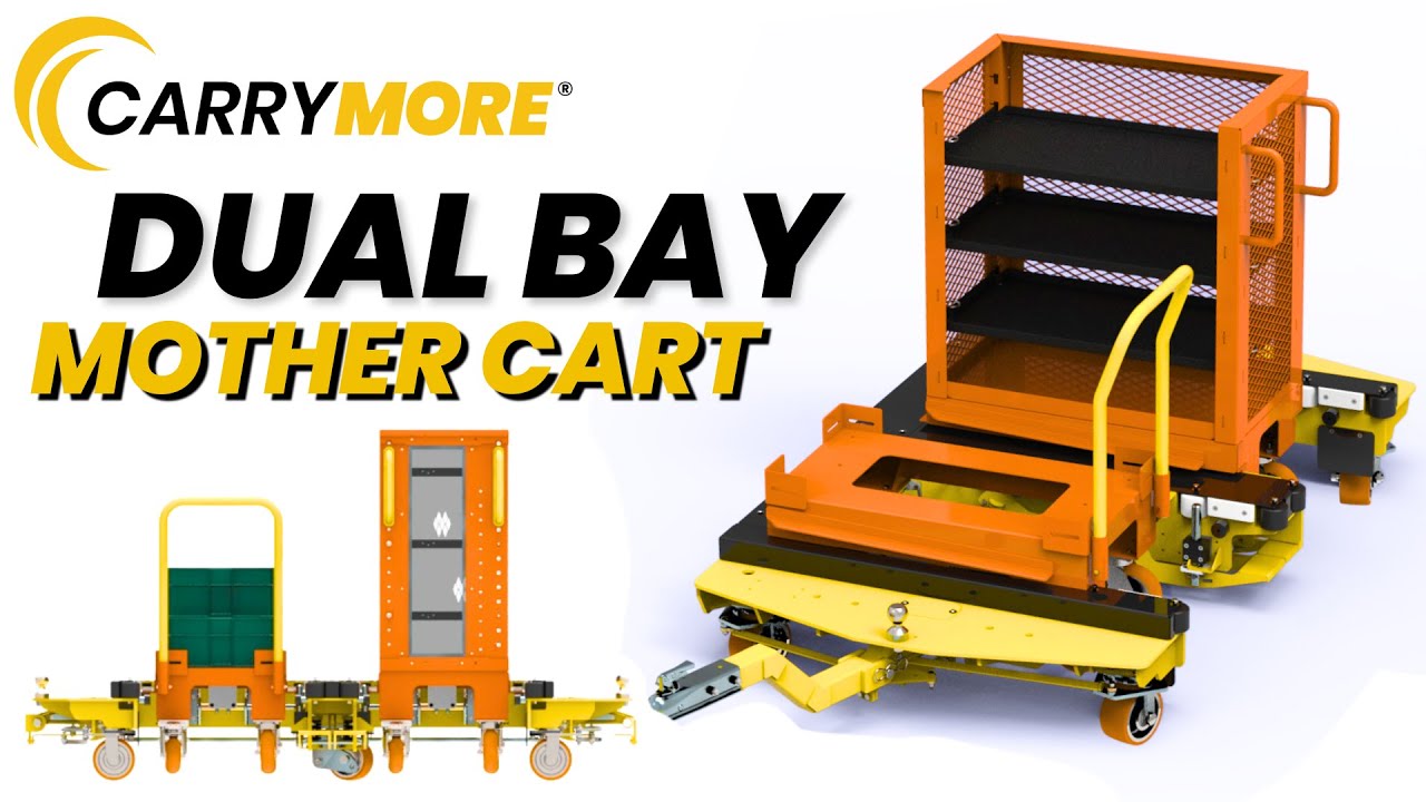 Dual Bay Tugger Cart from Jtec - YouTube