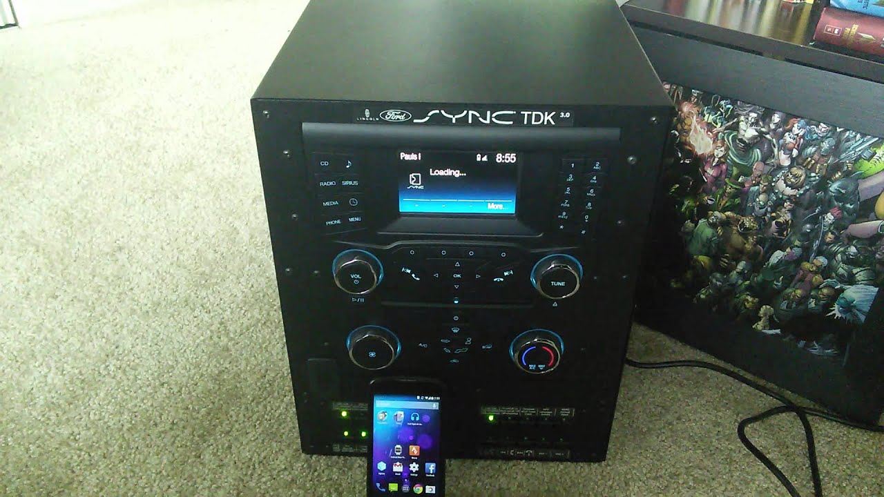 Ford Sync AppLink Android Demo - Playing Online Audio - YouTube