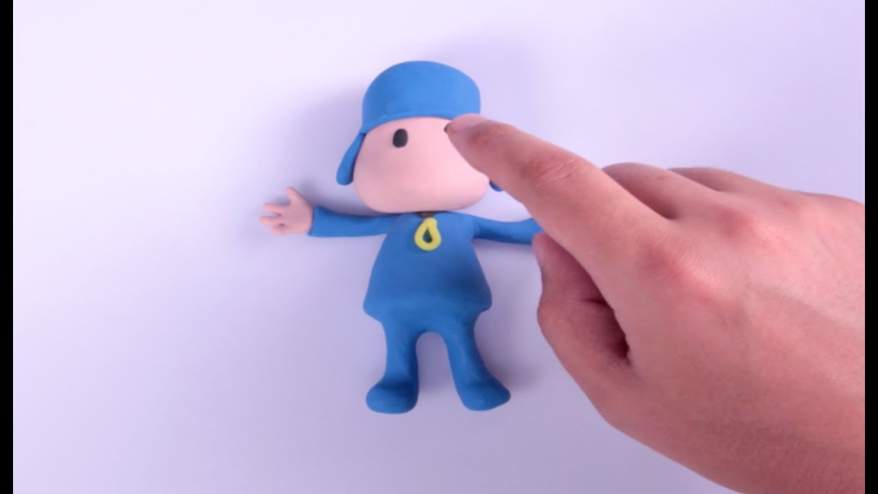 DibusYmas Pocoyo stop motion clay creation cartoon compilation - YouTube