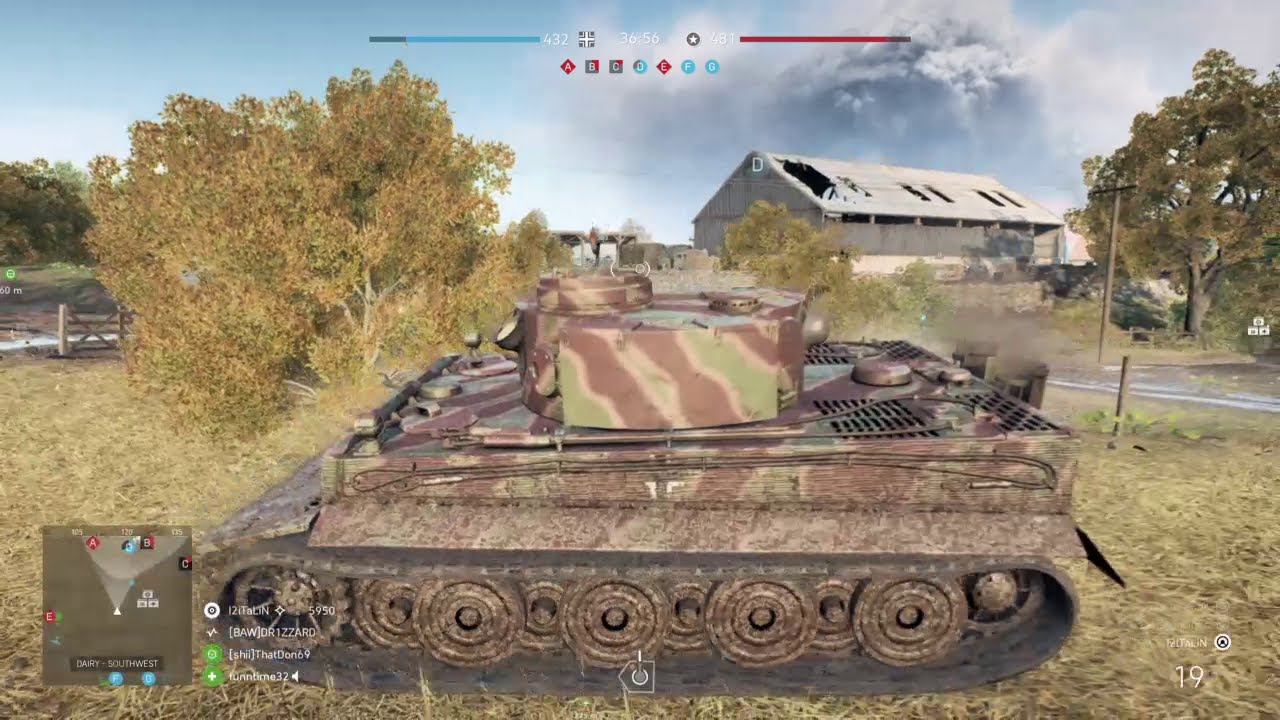 Battlefield 5: Tiger Tank Gameplay (No Commentary) - YouTube
