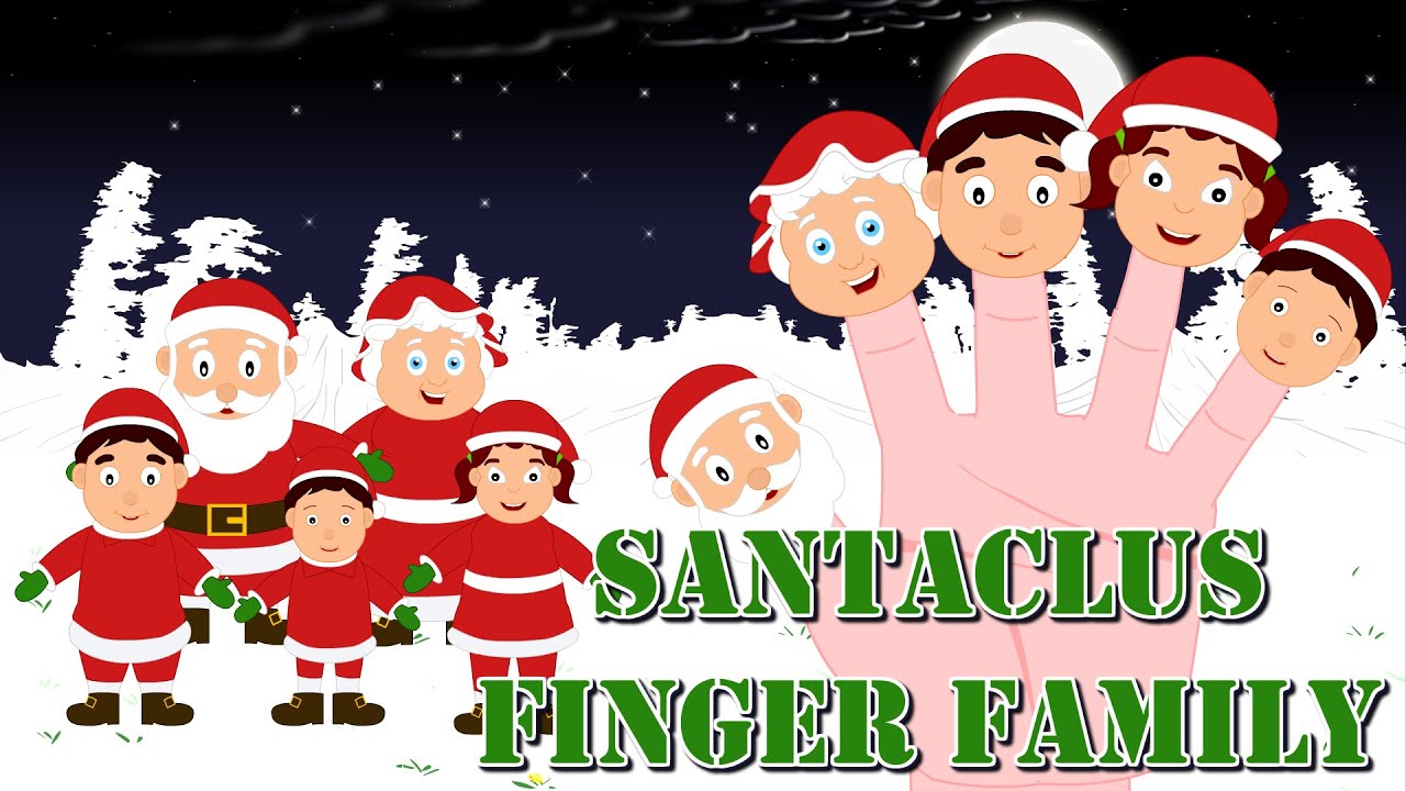 Finger family_Santa Claus finger family_Finger Family rhymes - YouTube