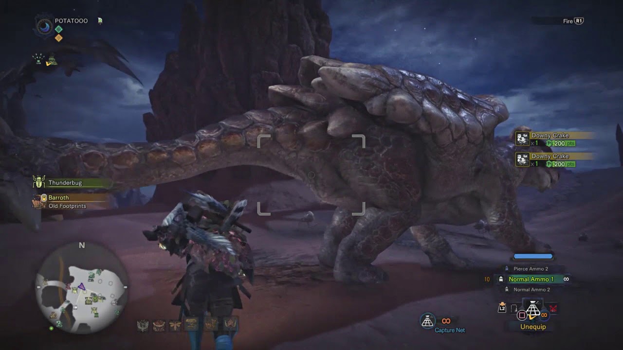 Monster Hunter World Downy Crake Trick - YouTube