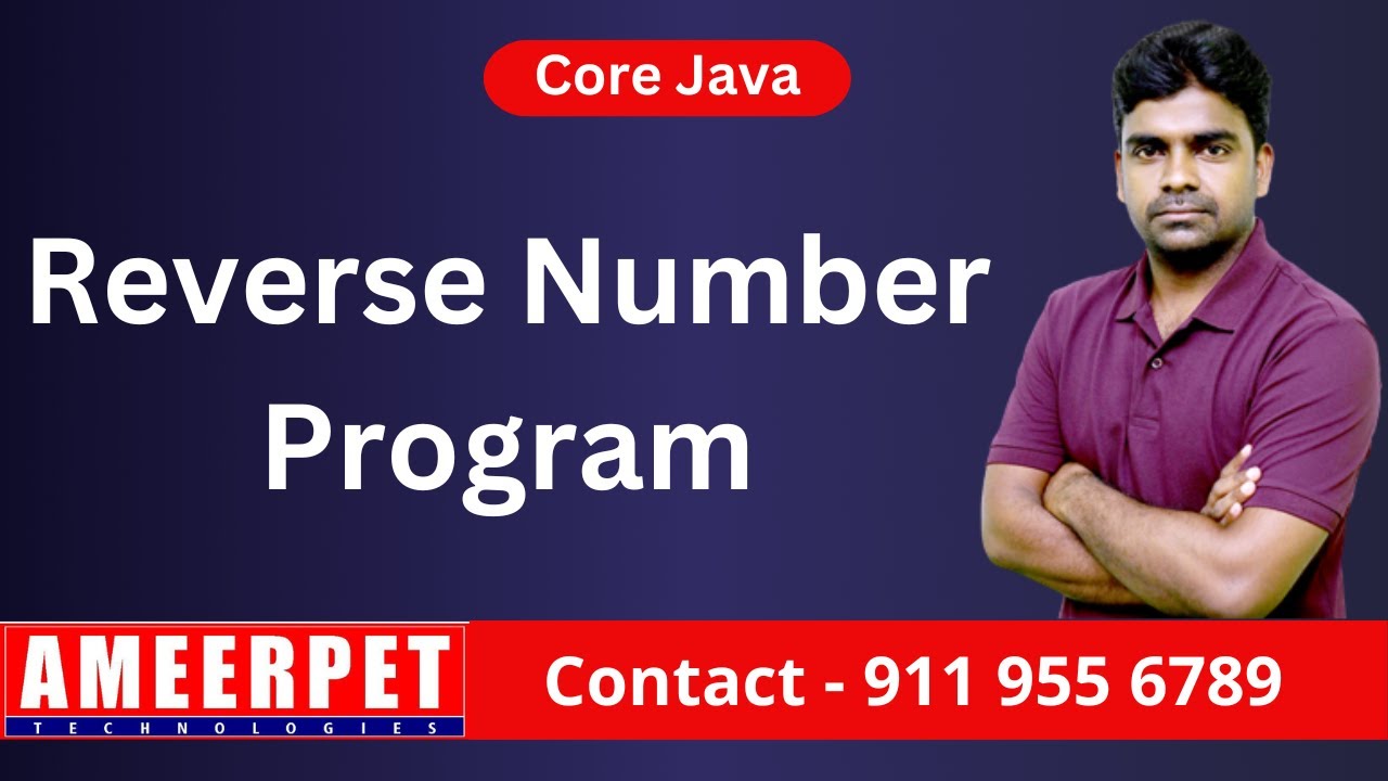 Reverse Number Program Using Whil Loop By Srinivas Ameerpet reverse-number-program-using-whil-loop-by-srinivas-ameerpet