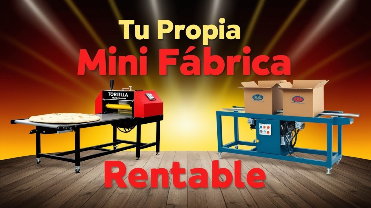 TOP 22 MÁQUINAS RENTABLES para Montar tu MINI FÁBRICA 💡 | Negocios ...