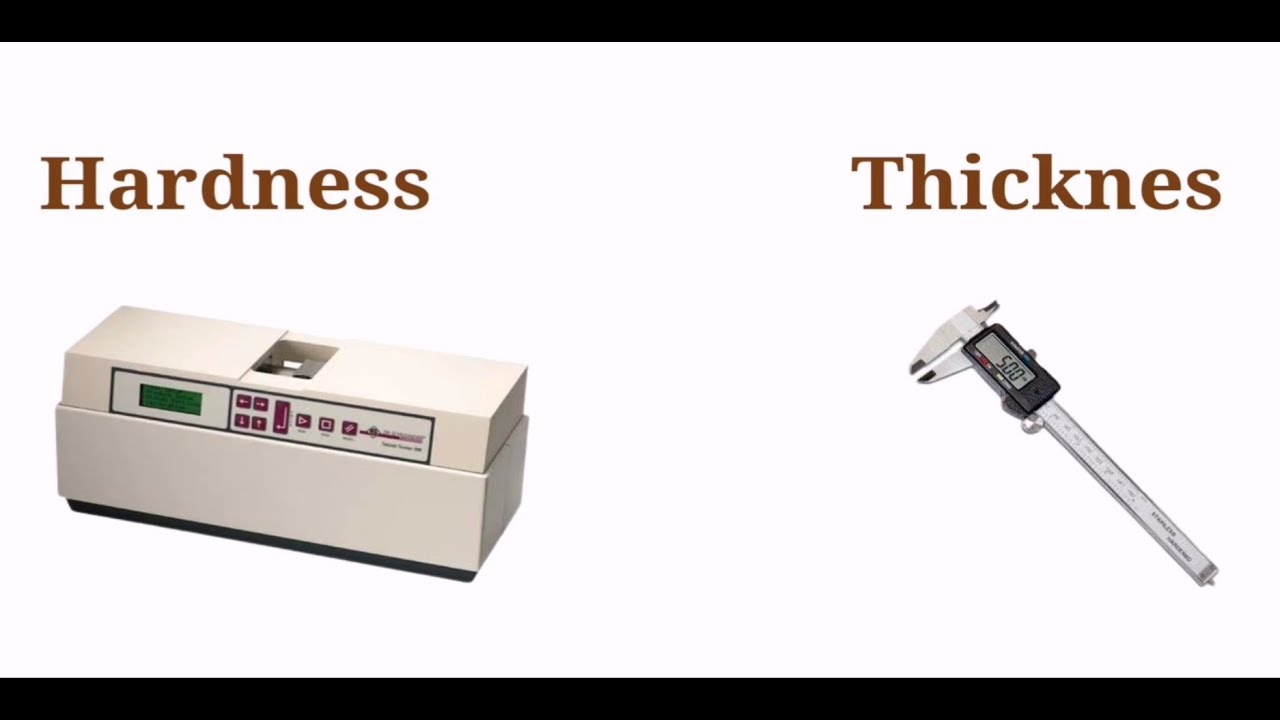 Lecture 15 "Instruments used in tablets analysis" "Part 2" "Hardness ...