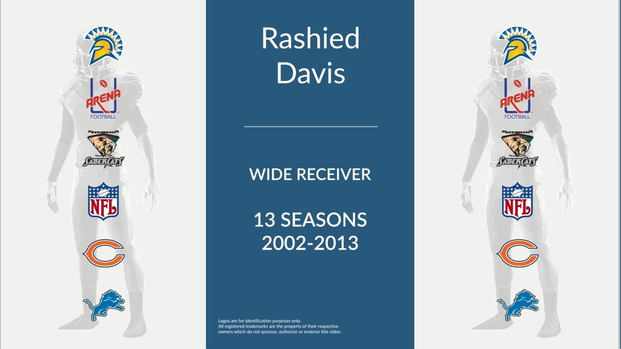 Rashied Davis: Football Wide Receiver - YouTube