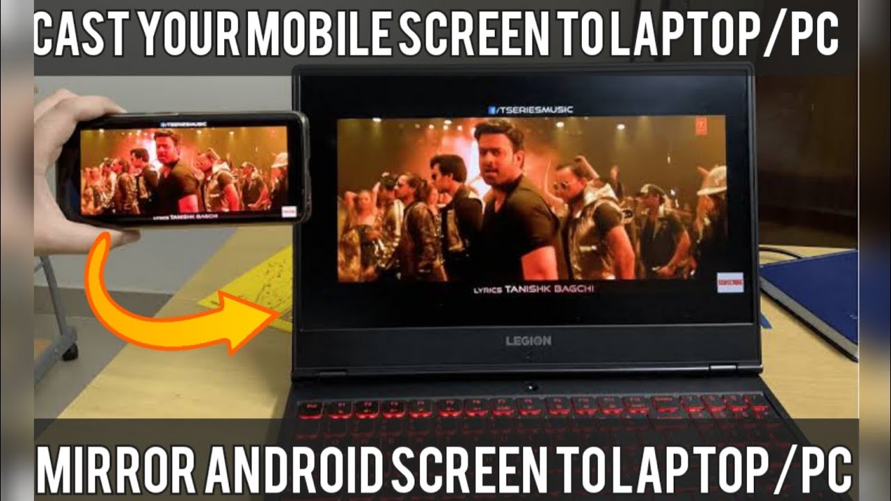 How to cast/mirror screen on android to laptop 2023 | Mirror Android ...