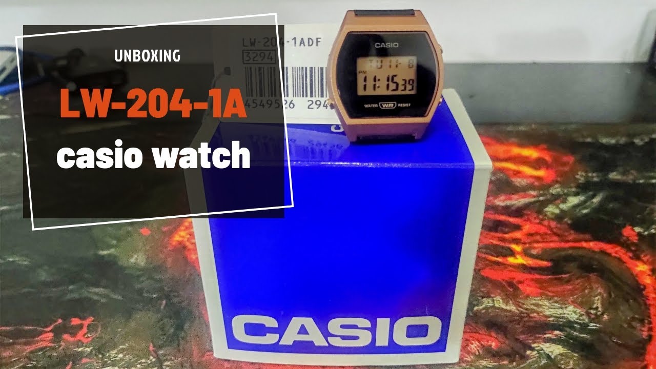 CASIO | LW-204-1A | SPORTY CASUAL DESIGN - YouTube