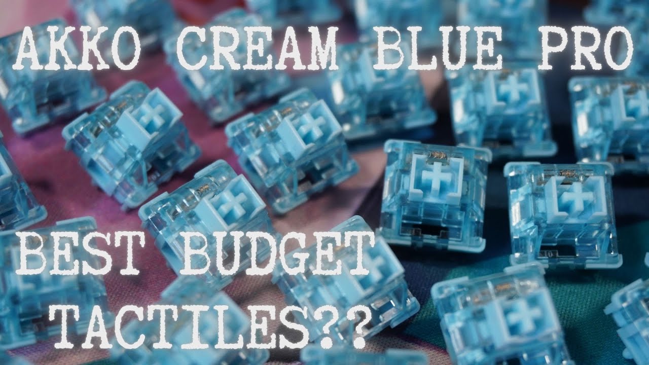 Akko Cream Blue Pro: Akko's best Tactile? Full Review and Soundtest on ...