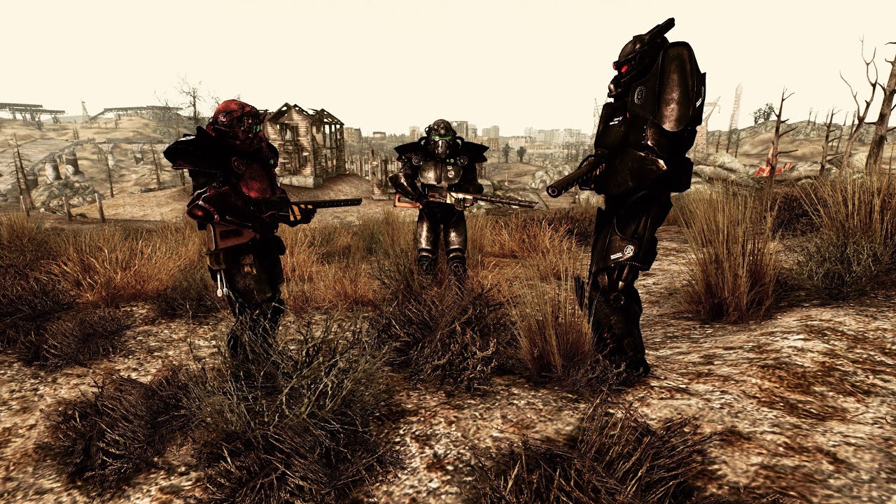 Fallout 3 NPC Battle - Enclave Soldiers Vs. Brotherhood Knights Vs ...