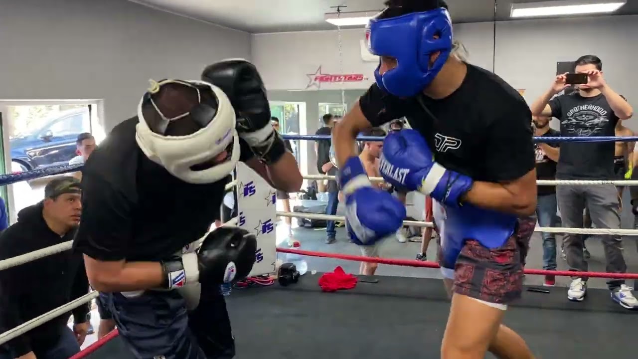 VERY HIGH LEVEL OF SPARRING - BOXING STAR DIEGO PACHECO IN CAMP ...