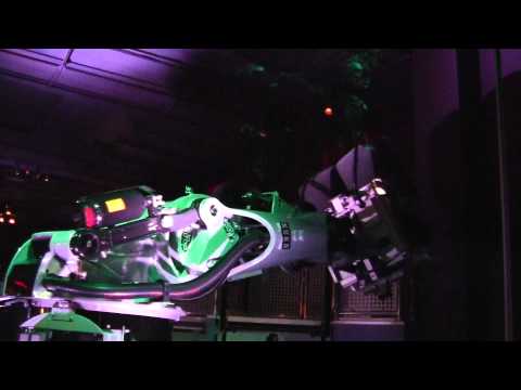 (2010) KUKA Robot at Disney World (Epcot, Sum of all Thrills) - YouTube