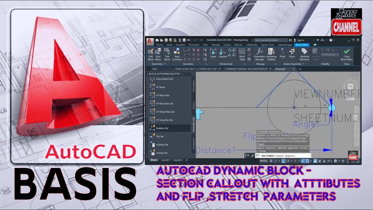 AUTOCAD DYNAMIC BLOCK SECTION CALLOUT WITH ATTRIBUTES AND FLIP STRETCH PARAMETERS YouTube autocad-dynamic-block-section-callout-with-attributes-and-flip-stretch-parameters-youtube