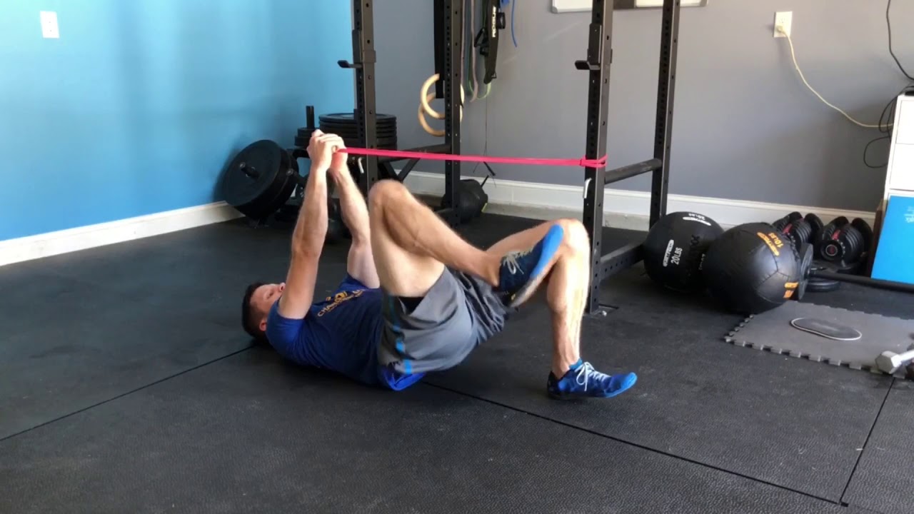 Anti Rotational Single Leg Bridge - YouTube