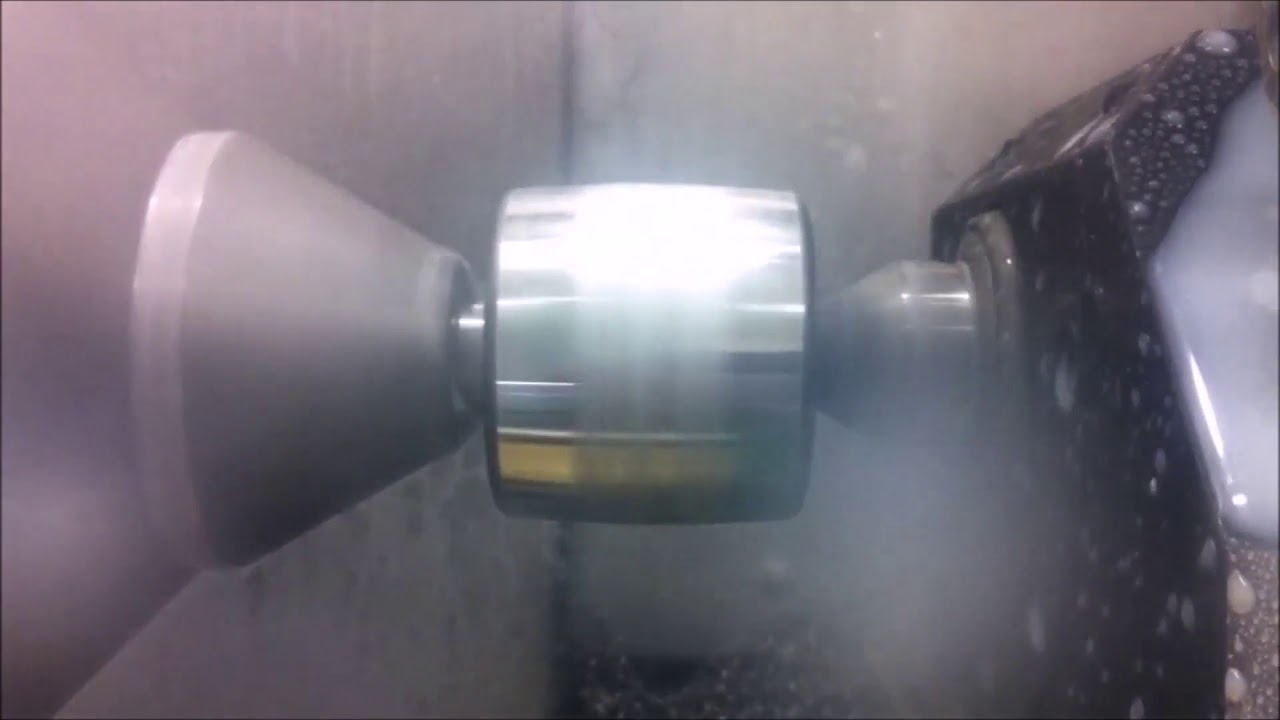Hard turning of a roller bearing - YouTube