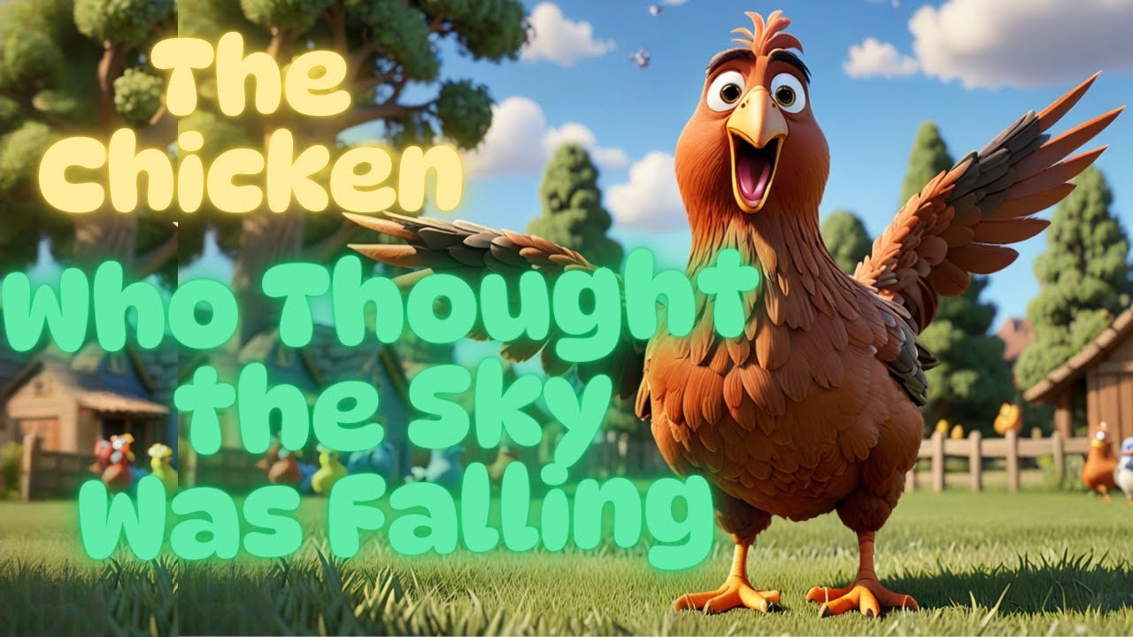 🐔 The Chicken Who Thought the Sky Was Falling | Fun Moral Story for ...