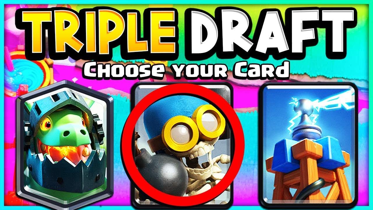 TRIPLE DRAFT GLOBAL TOURNAMENT! DRAFTING TIPS! - CLASH ROYALE - YouTube