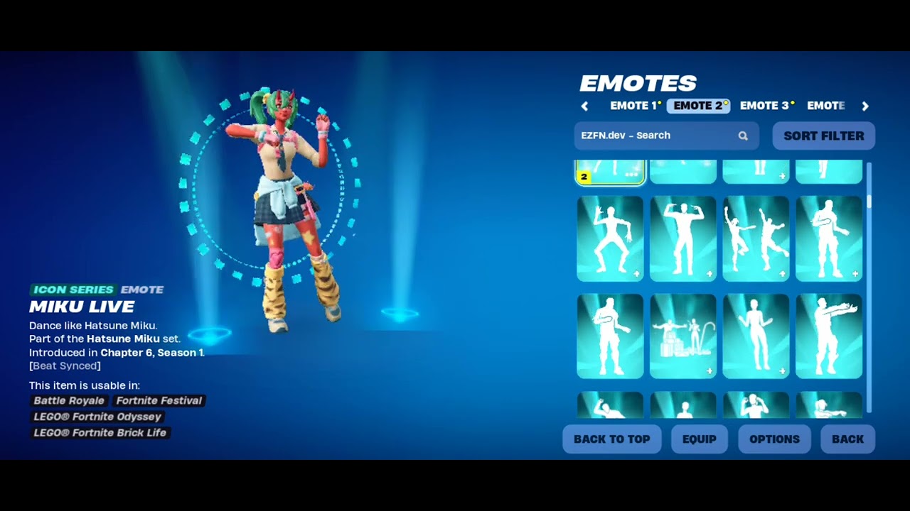 ALL HATSUNE MIKU EMOTES V33.20 - YouTube