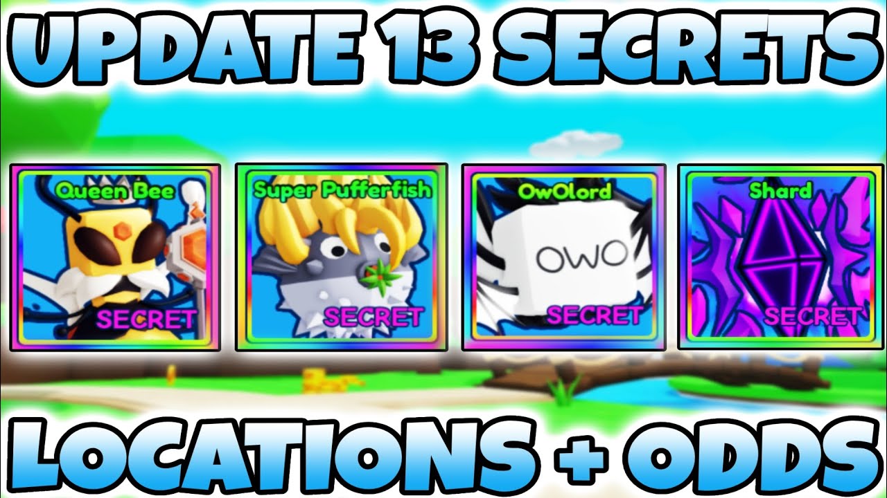 ALL NEW UPDATE 13 SECRETS in BGSI | Roblox Bubble Gum Simulator ...