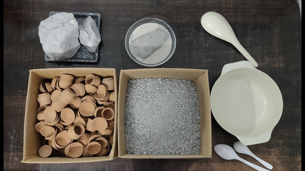 Grey Diamond Clay Paste In Clay Pots - YouTube