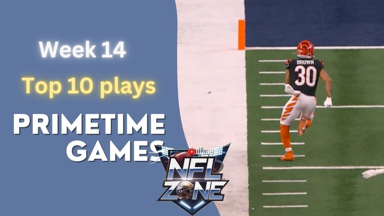 NFL TOP 10 PLAYS OF WEEK 14: PRIMETIME #football #sports #NFL # ...