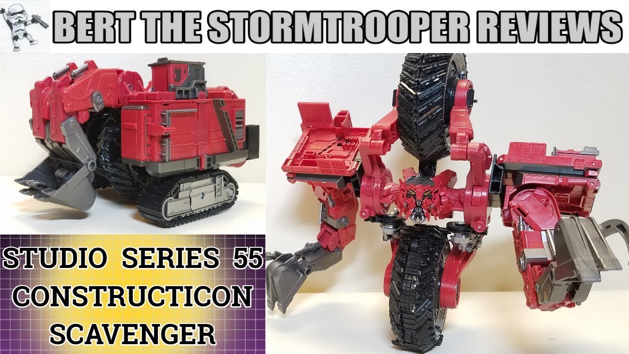 Transformers Studio Series 55 Constructicon SCAVENGER Review! Bert the Stormtrooper Reviews ...